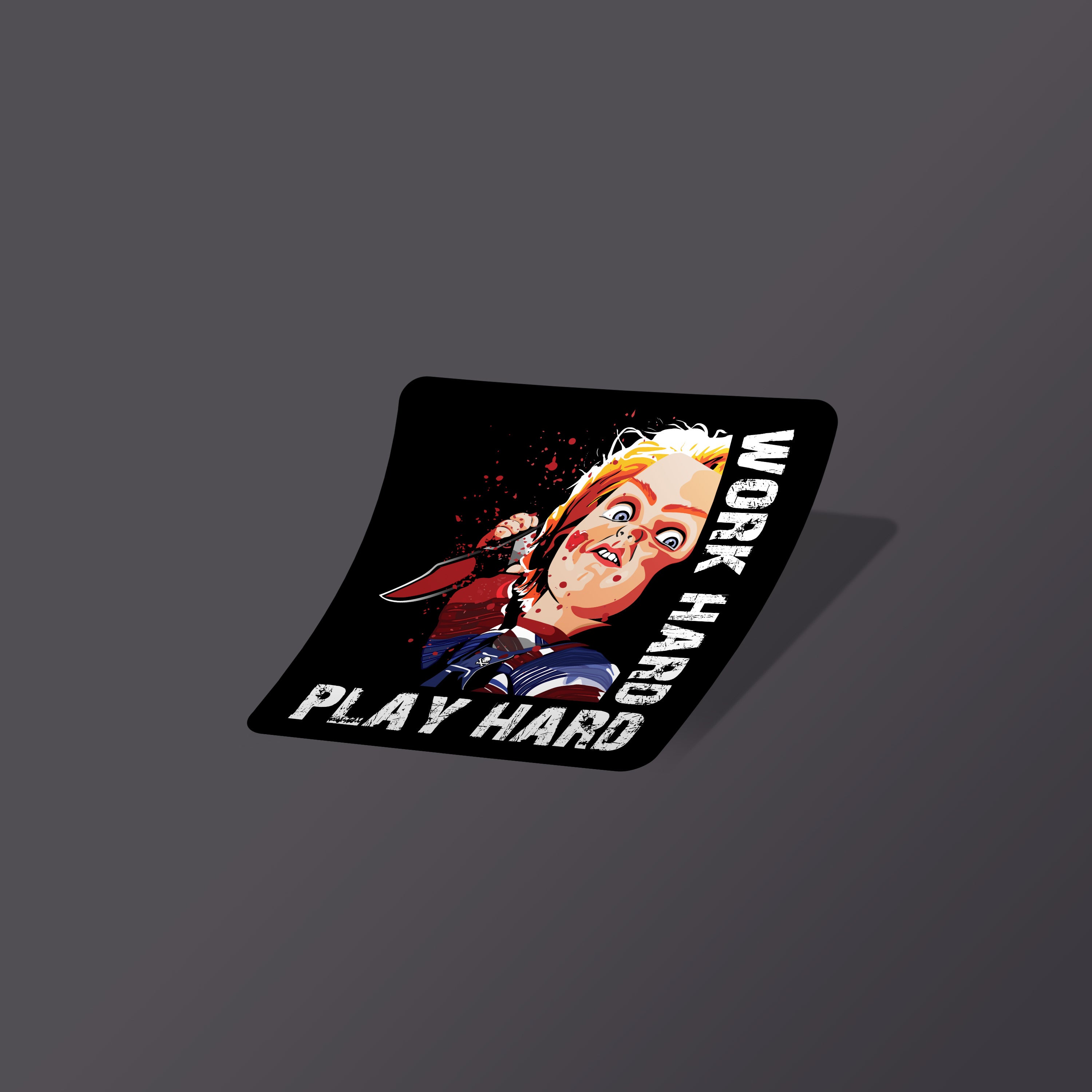 Work Hard Play Hard - Sticker– Pipe Hitters Union