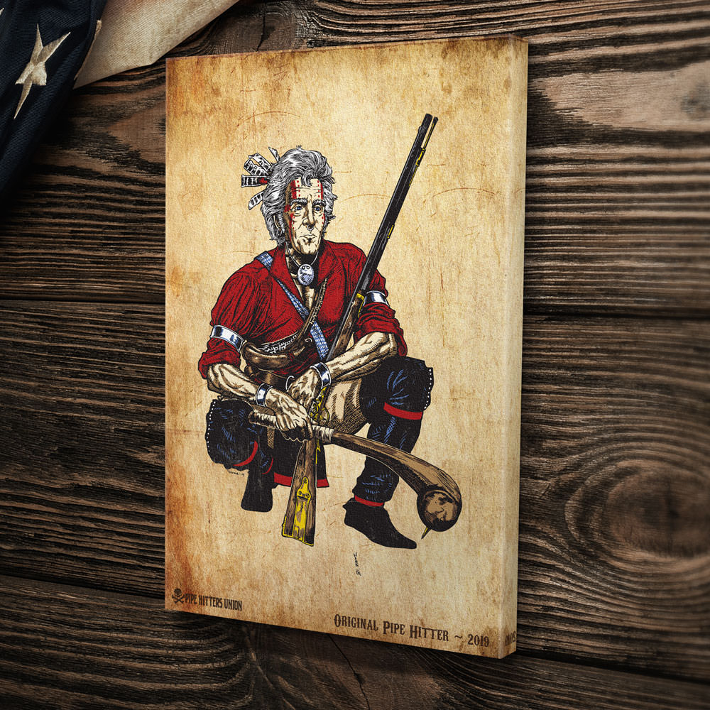 Original Pipe Hitter - Andrew Jackson - Canvas– Pipe Hitters Union
